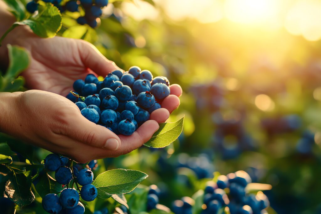 Blueberry Picking Season at Vineyard Farm: A Sweet Family Tradition in ...